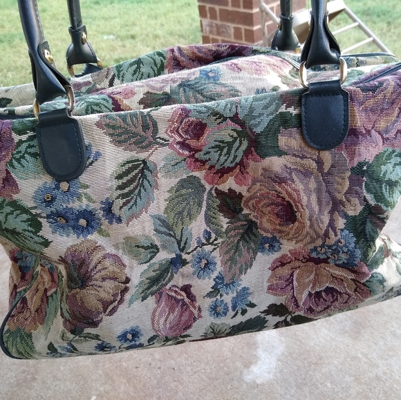 Pierre Cardin | Bags | Pierre Cardin Floral Tapstery Bag | Poshmark